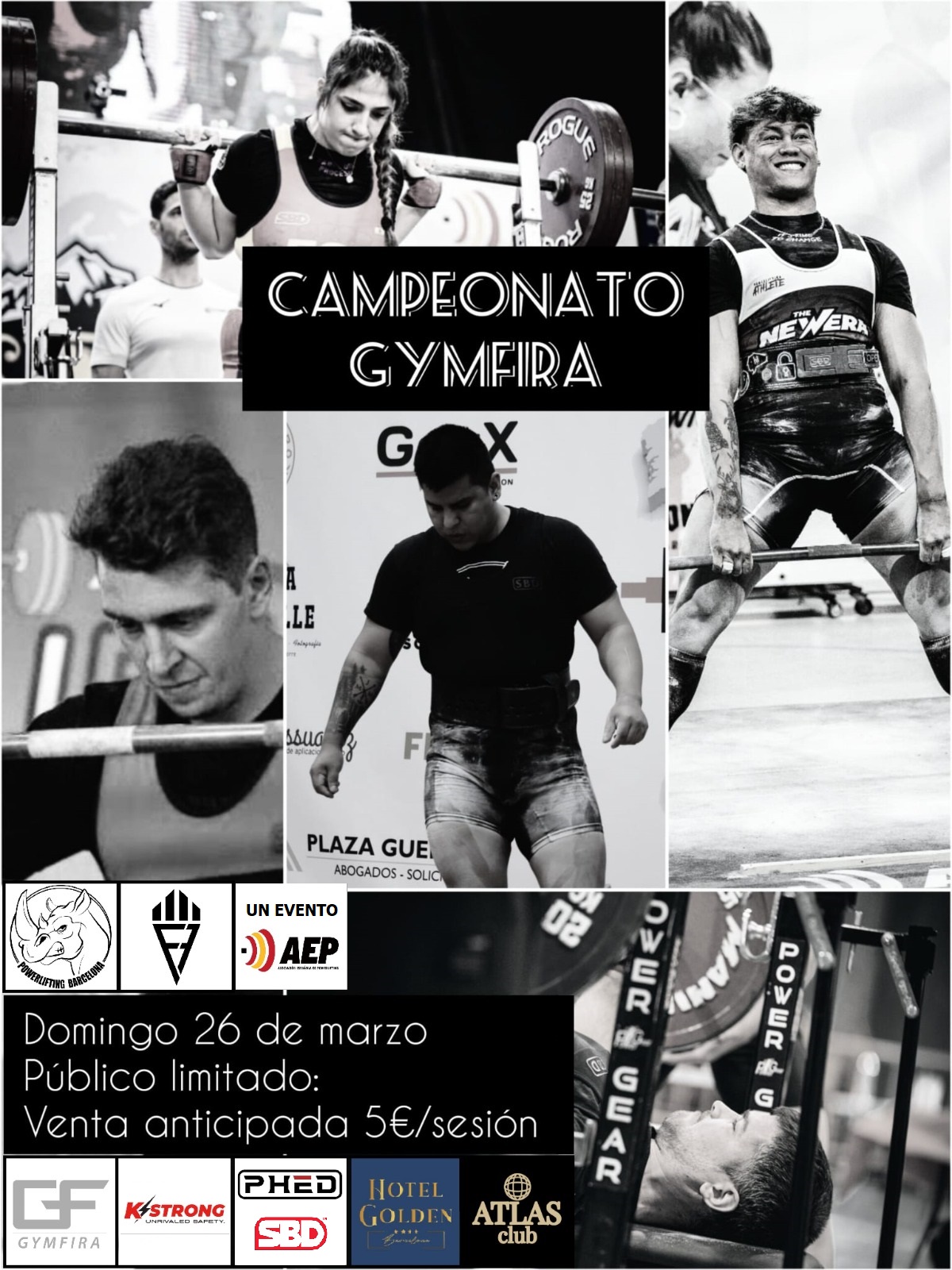 AEP-3 GYMFIRA Powerlifting Barcelona 2023 – PowerliftingSpain